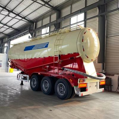 Cina Forma V 40cbm 3 assi Dry Tanker Bulk Powder Tank Semi-trailer con trasporto agevole in vendita