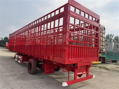 China Stake Side Semi Trailer Truck 40 To 100ton Custom Flatbed Semi Trailers for sale