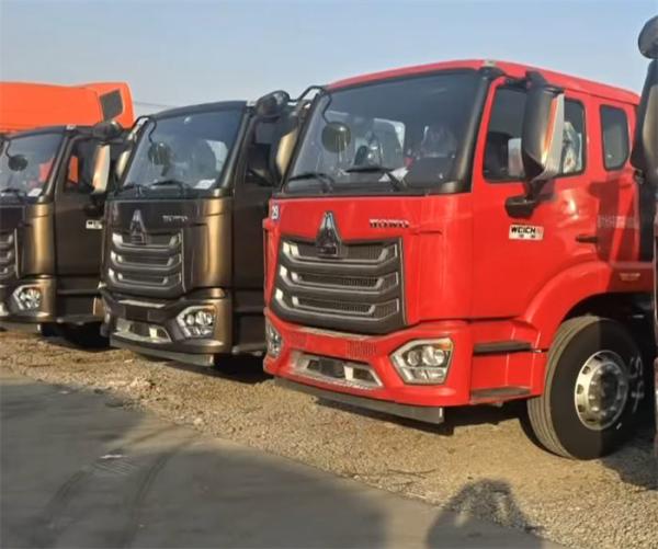 Quality 2023 Model Weichai 460hp Howo Nx Dump Truck / Red Dumper Truck Used for sale