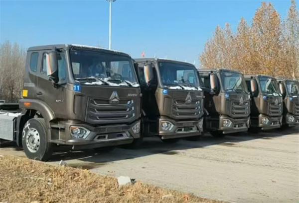 Quality Heavy Duty Used Howo Nx Dump Truck Odometer 30000km-60000km green dumper truck for sale