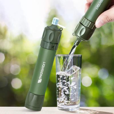 Cina Rifornimento dell'ingranaggio di Straw Survival Gear Filtration Portable del filtro da acqua per l'escursione del viaggio di campeggio in vendita