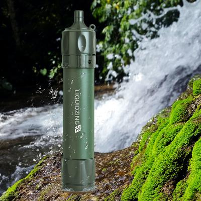 Cina Depurazione delle acque di Straw Portable Water Purifier Personal del filtro da acqua di LIQUIDZING per l'escursione di campeggio di sopravvivenza in vendita