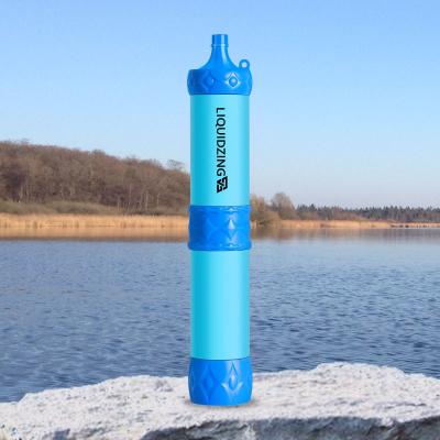 Cina Filtro da acqua Straw Multifunctional paglia portatile staccabile del filtrante dell'ingranaggio di sopravvivenza del depuratore di acqua della classe 3 da 0,01 micron in vendita