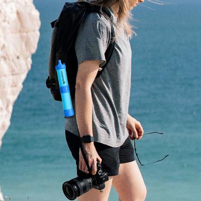Cina Filtro da acqua Straw Multifunctional paglia portatile staccabile del filtrante dell'ingranaggio di sopravvivenza del depuratore di acqua della classe 3 da 0,01 micron in vendita