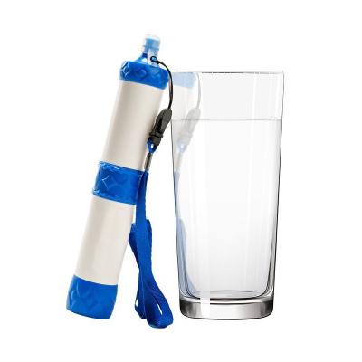 Cina Soluzioni Straw Water Filter della membrana di uF 0,17 libbre di bianco blu in vendita