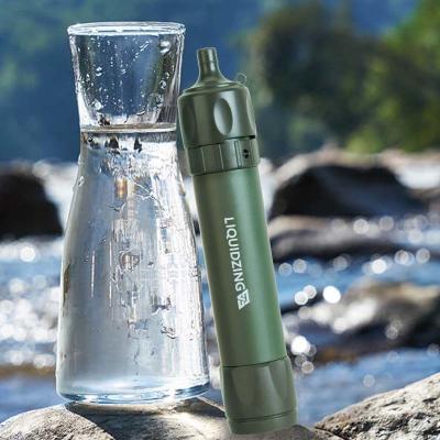 Cina galloni 99,99% di frontiera Straw Filter di filtrazione della paglia 396 del filtrante di acqua 0.01um in vendita