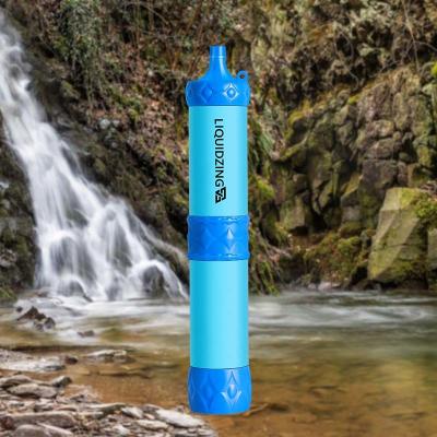 Cina Ingranaggio di campeggio all'aperto dello zaino di filtrazione portatile del purificatore di Straw Emergency Water Filter Personal di sopravvivenza in vendita