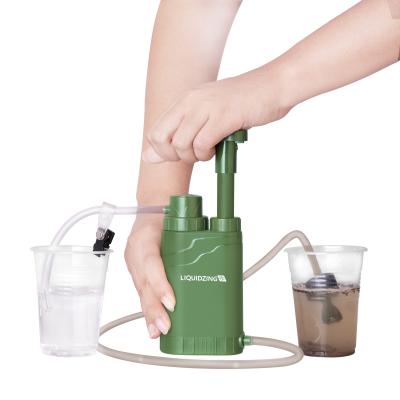 Cina Escursione del manuale libero portatile della pompa BPA del depuratore di acqua di sopravvivenza in vendita