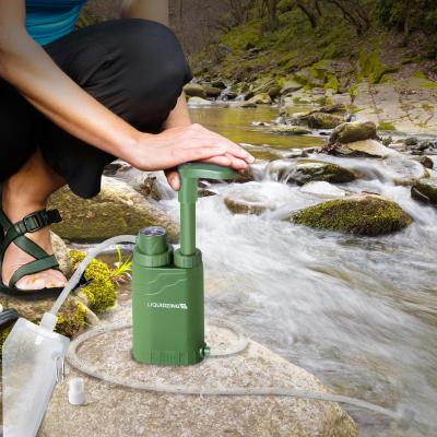 China Ultrafiltratie het Kamperen de Pomp Militaire 1000L van de Waterfilter Te koop