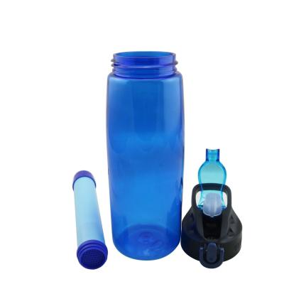 China a garrafa de acampamento do purificador da água do Ultrafiltration 1000ml geou a membrana do F à venda