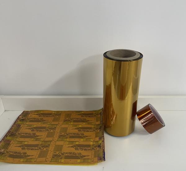 Quality OEM Polyimide Film Roll Yellow For Adhesive Substrates And Chip Packaging for sale