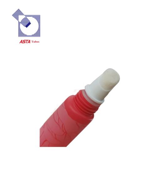 Quality 10ml D15mm Velvet Shining Lipstick Tube Packaging With Flocking Applicator for sale