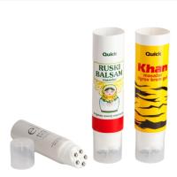 Quality Cosmetic Plastic Packaging Soft Tube Massage Tube with Stainless Steel Ball for sale