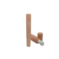 Quality D19mm Soft Plastic Packaging Eye Cream Tube with Ceramics Applicator Round Shape for sale