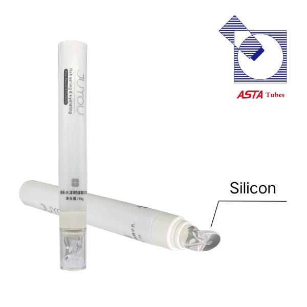 Quality Clear Silicone Plastic Tube Lip Balm TPE Lipstick Empty Container for Lips Gloss for sale