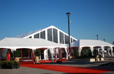 China Easy Set up marquee tent 20x50 m wedding tent,  white color with linings for 1000 people for sale