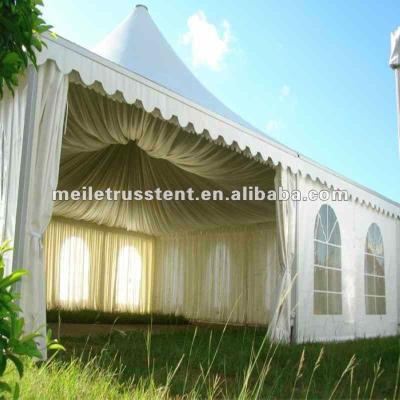 China 2018 hot sale  10x10m pagoda tent with white color,aluminium structure,pvc roof cover on sale for sale
