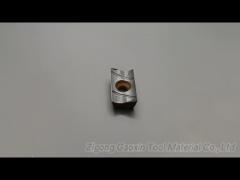Carbide Al2O3 Coated Shoulder Milling Insert Aluminum Cutting High Temperature Resistance