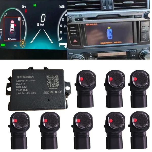 Quality Plug And Play Original Dashbard Front Rear Parking Sensors System For Toyota Prado LC150 LC250 for sale
