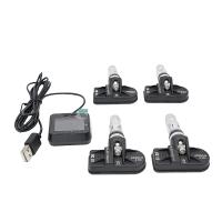 Quality Solar Powered Car Tire Pressure Monitoring System 433Mhz Frequncy Real Time for sale