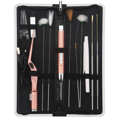 중국 1가지 정장 금속 강재 나무 귀 세척기 가지고 다닐 수 있는 본점 출국 사용에서 13PCS 판매용