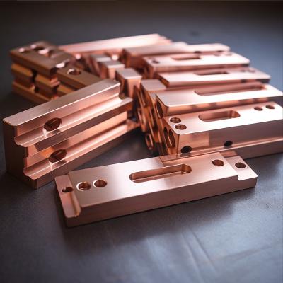 China Massenproduktion CNC-Teile Kupferbearbeitung zu verkaufen