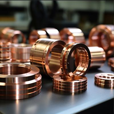 Cina Parti di tornitura CNC di precisione su misura Parti di tornitura di rame Produttori di parti di lavorazione CNC in vendita