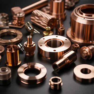 Cina Parti di rame di tornitura CNC ad alta precisione per l'industria automobilistica aerospaziale in vendita