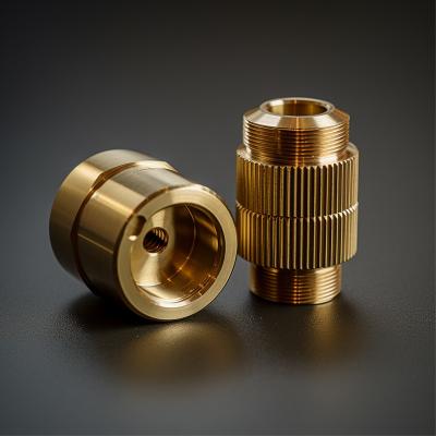 China Componentes de latón de alta precisión para girar piezas CNC en venta