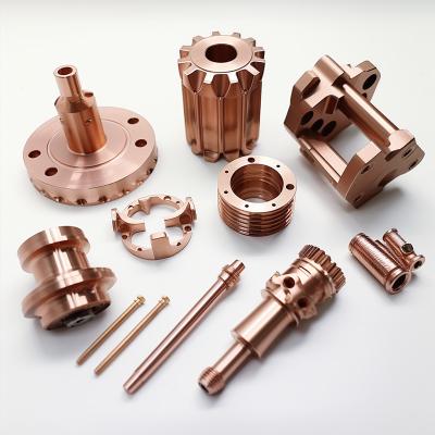China Micro mecanizado personalizado de piezas CNC giradas y fresadas de piezas de torno CNC de piezas de automóviles de cobre en venta