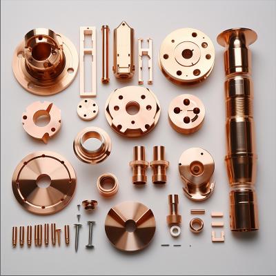 China Micro mecanizado personalizado de piezas CNC giradas y fresadas de piezas de torno CNC de piezas de automóviles de cobre en venta