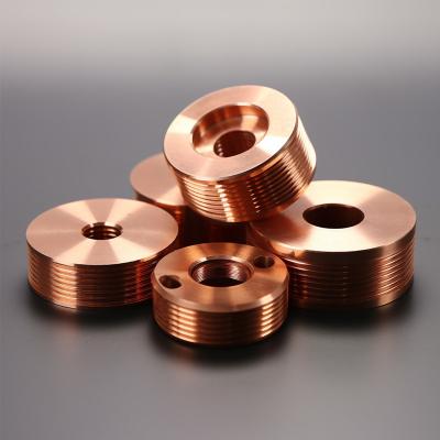 Cina Macchinari CNC personalizzati Piccole parti di tornitura di tornitori CNC Parti di tornitori di rame Parti lavorate in vendita