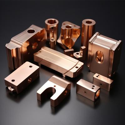 China Micro mecanizado personalizado de piezas CNC giradas y fresadas de piezas de torno CNC de piezas de automóviles de cobre en venta