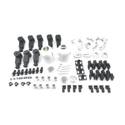 China Micro Machining 6061 Aluminum Parts Black Anodized Precision Aluminum CNC Milling Parts for sale