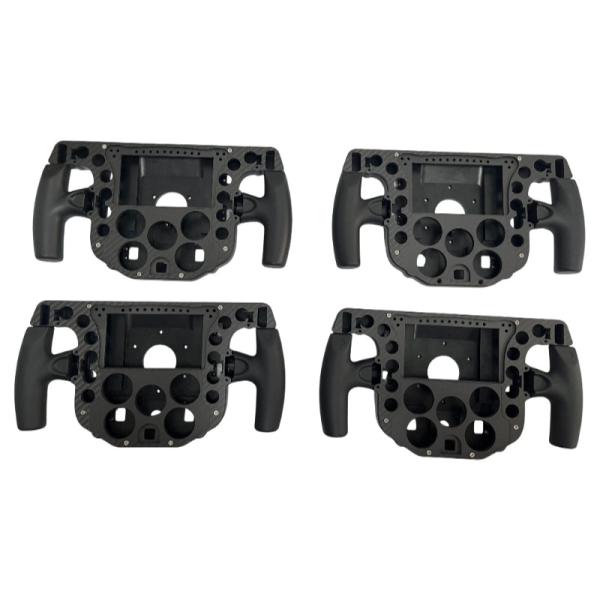 Quality Black Custom Carbon Fiber Car Parts , Sim Steering Wheel Racing Simulator for sale