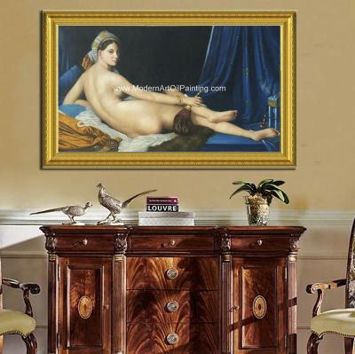 Cina Pittura a olio della gente della tela, riproduzione nuda della pittura a olio della donna su tela in vendita