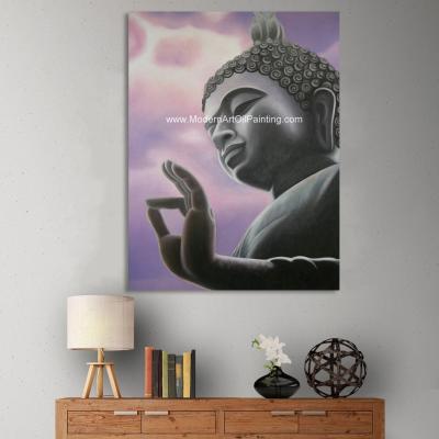 Cina Pittura astratta di Art Oil Painting Thai Oil sulla parete Art Painting Decor Jane Style di Buddha della tela in vendita