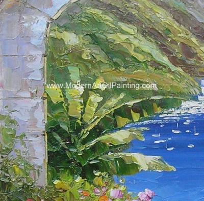 Cina Pittura a olio moderna del mestichino, fiore del giardino di paesaggio che dipinge olio spesso in vendita