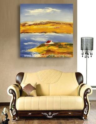Cina Pittura di paesaggio dell'estratto del mestichino sulla tela per il × interno W 60 cm della decorazione H 50 cm in vendita