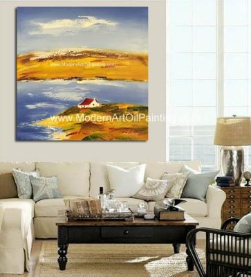 Cina Pittura di paesaggio dell'estratto del mestichino sulla tela per il × interno W 60 cm della decorazione H 50 cm in vendita