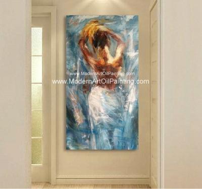 Cina Figura umana nuda fatta a mano pitture di signora Oil Painting Abstract per il salone in vendita
