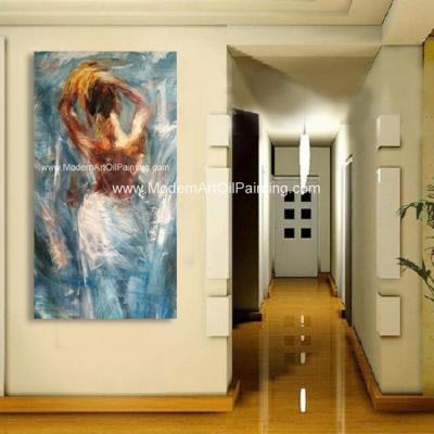 Cina Figura umana nuda fatta a mano pitture di signora Oil Painting Abstract per il salone in vendita