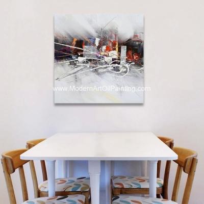 Cina Parete astratta moderna interna domestica impermeabile Art Canvas Handmade With Texture in vendita