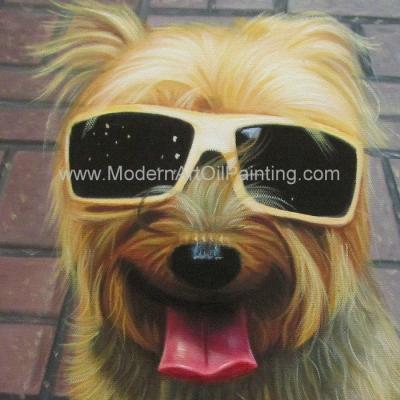 Cina Ritratti su ordinazione originali della pittura a olio, ritratti dell'animale domestico del cane dalle fotografie 16