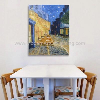 Cina Notte di Van Gogh Cafe Terrace At, campagna Van Gogh Canvas Reproductions in vendita