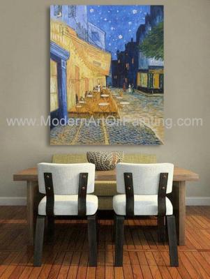 Cina Notte di Van Gogh Cafe Terrace At, campagna Van Gogh Canvas Reproductions in vendita