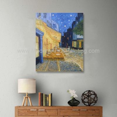 Cina Notte di Van Gogh Cafe Terrace At, campagna Van Gogh Canvas Reproductions in vendita