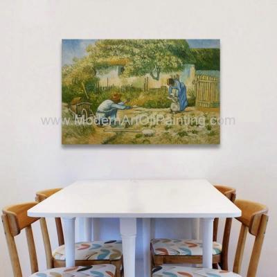 Cina Figlia di Vincent Van Gogh Oil Paintings Father di post-impressionismo ripiegata su tela in vendita