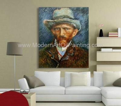 Cina Riproduzione di Vincent Van Gogh Paintings Self Portrait su tela per la decorazione della Camera in vendita