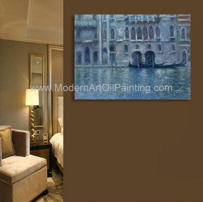 Cina Tela Claude Monet Oil Paintings Reproduction Palazzo Da Mula alla decorazione della parete di Venezia in vendita